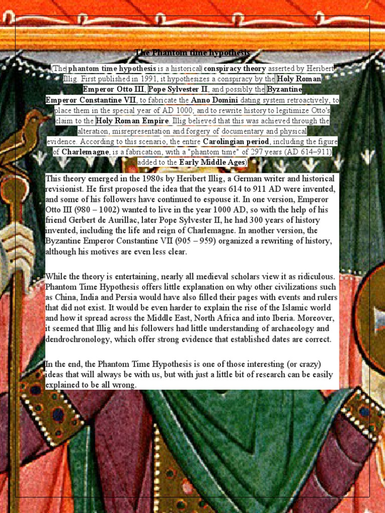 The Phantom Time Hypothesis | PDF