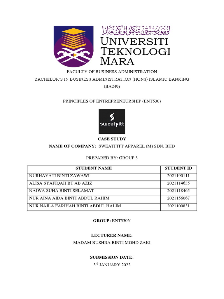 Case Study Report Ent | PDF | Retail | Popular Culture & Media Studies