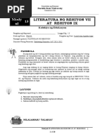 Alamat NG Pasig Ni Fernando Monleon | PDF