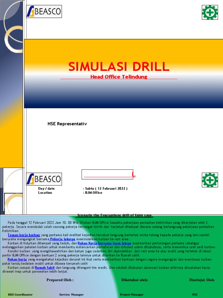 Simulasi Drill 2022 | PDF