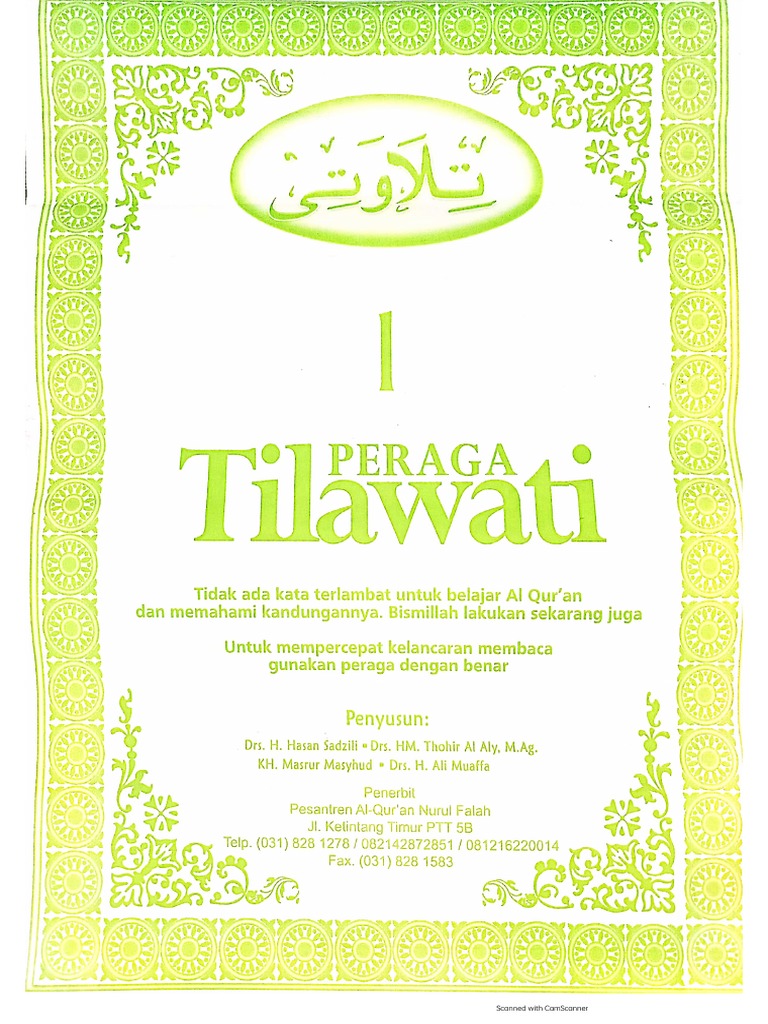 Peraga Tilawati Kelas 1 | PDF