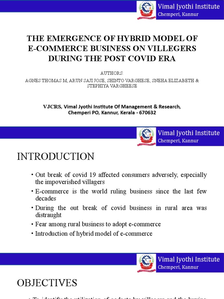 The Emergence of Hybrid Model of E-Commerce Business On Villegers ...