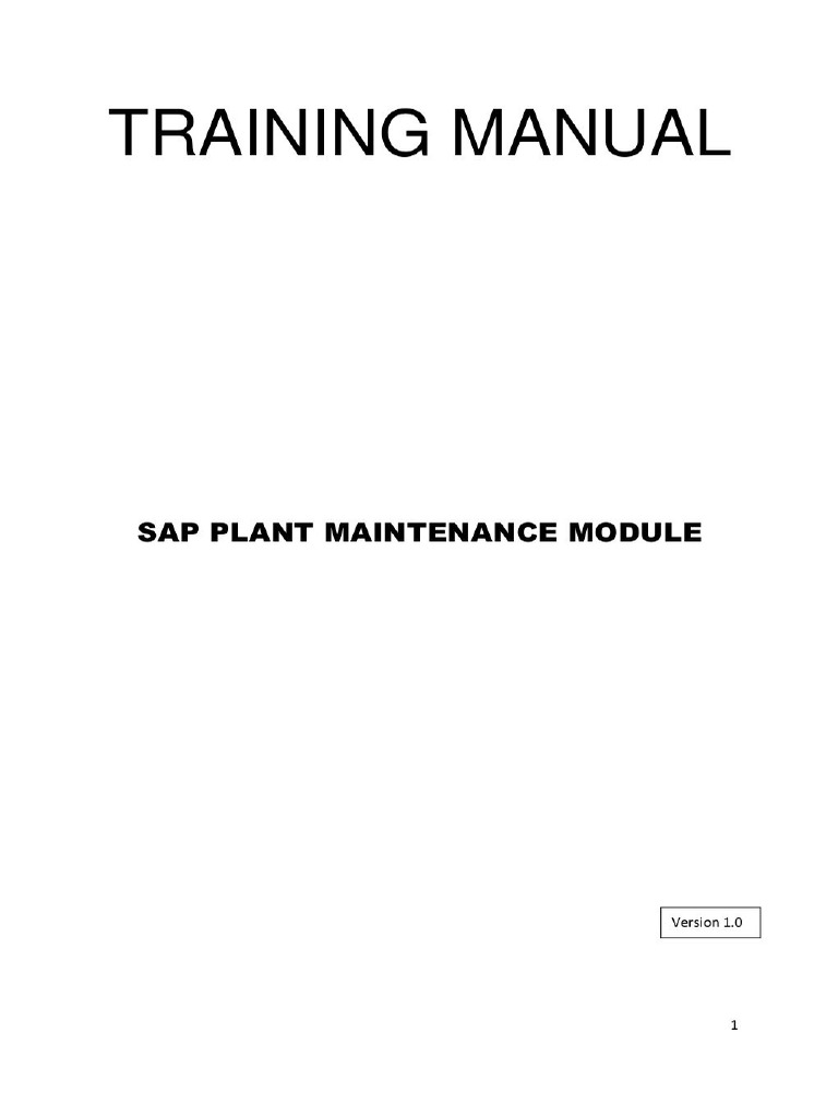PM Training Manual | PDF