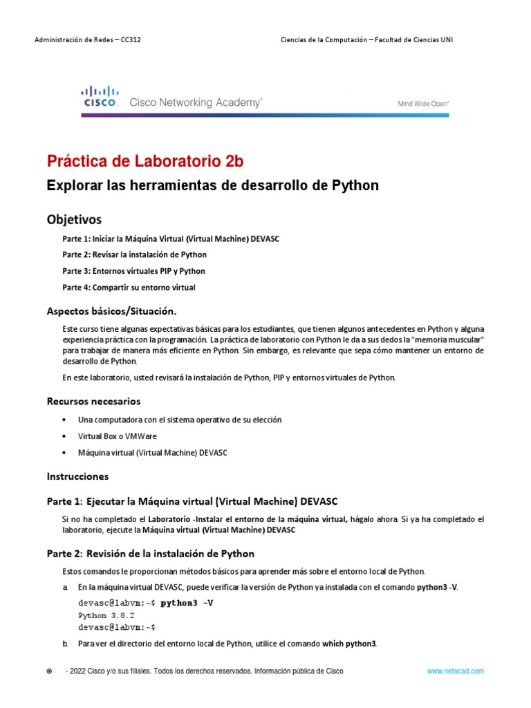 Lab 2b - Explore Python Development Tools | PDF | Python (lenguaje de programación) | Software