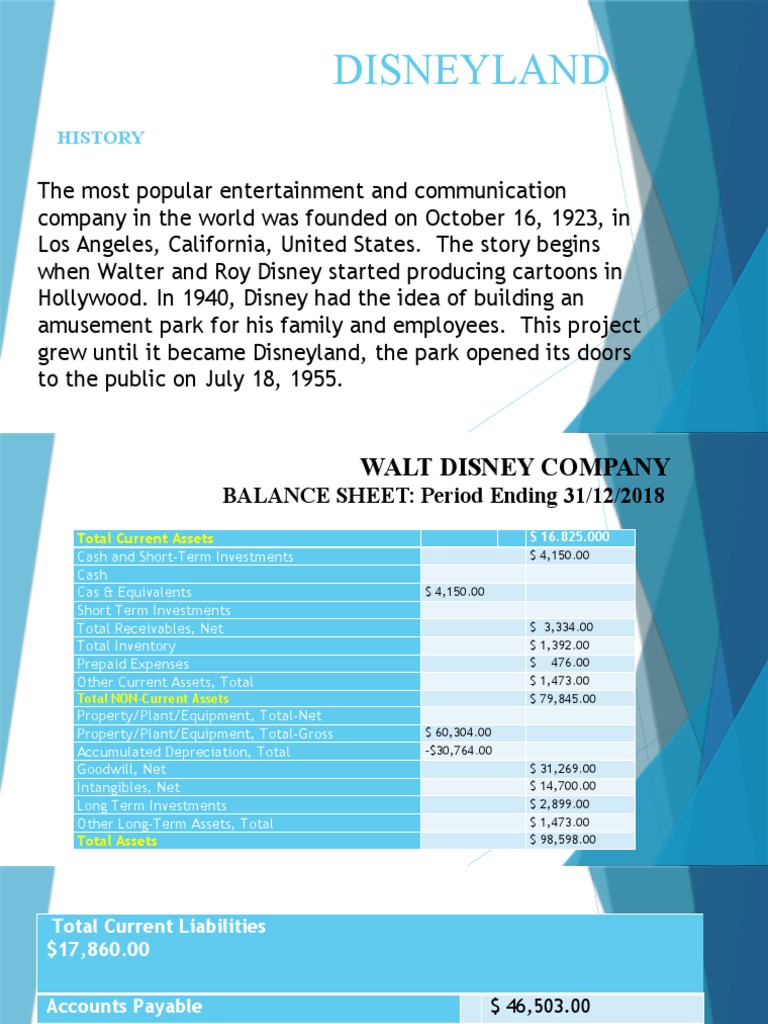 Disneyland | PDF | Equity (Finance) | Financial Services
