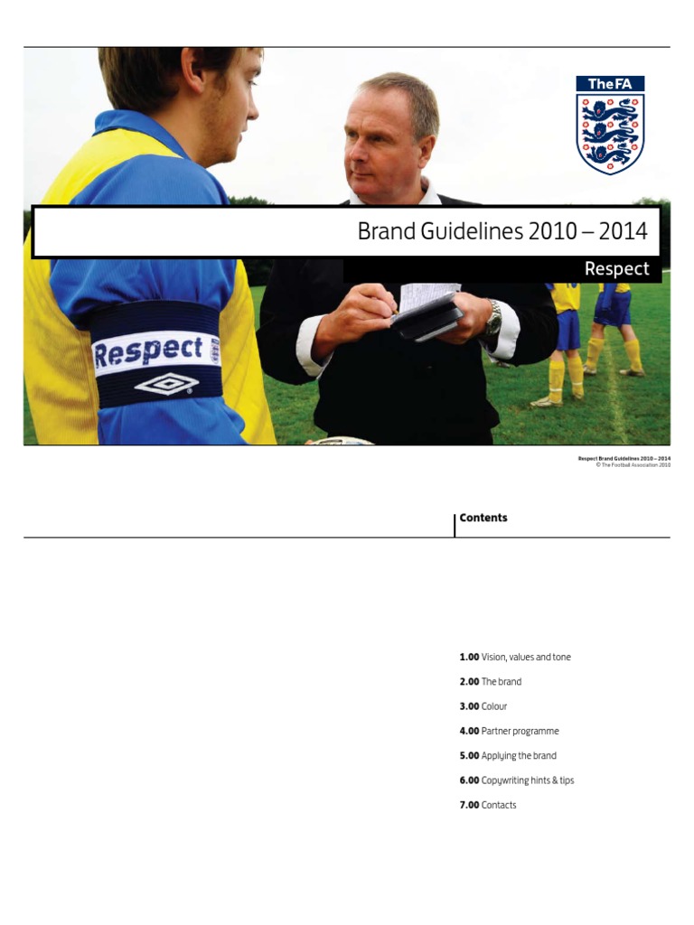 Brand Guidelines 2010 - 2014: Respect | PDF | Brand | Logos
