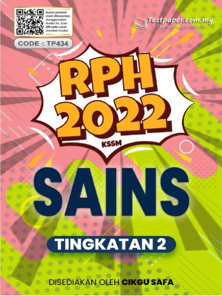 RPH 2022 - Sains Tingkatan 2 KSSM5 | PDF