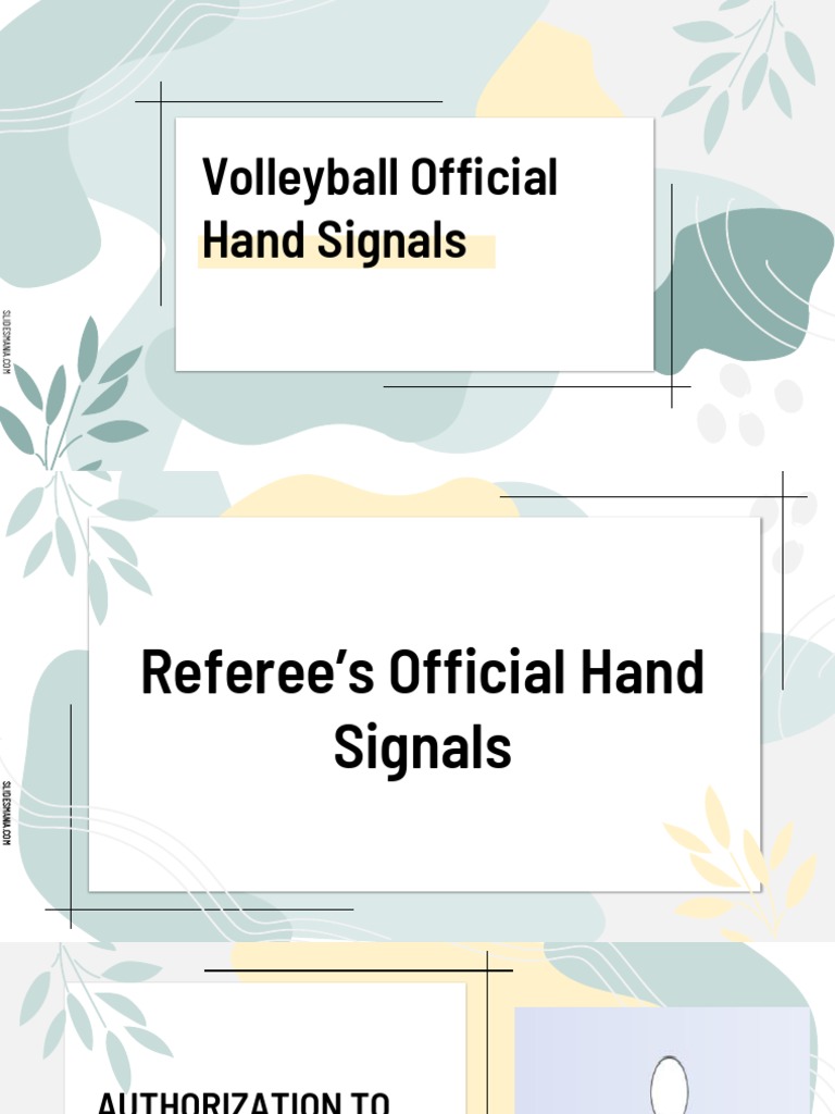 Hand Signal | PDF | Hand | Finger