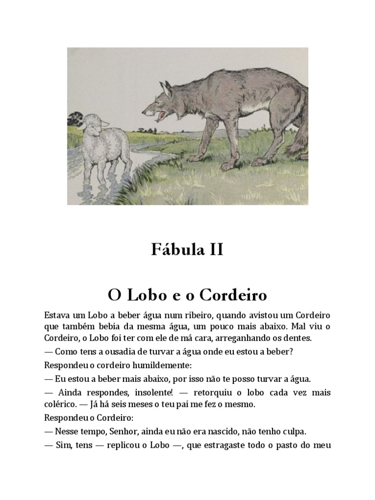 O Lobo e o Cordeiro | PDF