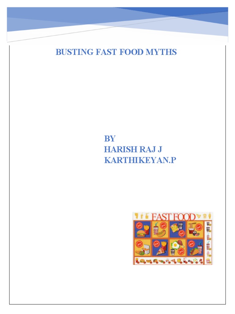 Paper Presentation Fast Food | PDF | Self-Improvement | Lifestyle