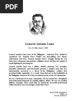 Antonio Luna: Birth and Legacy | PDF | Philippines | Military