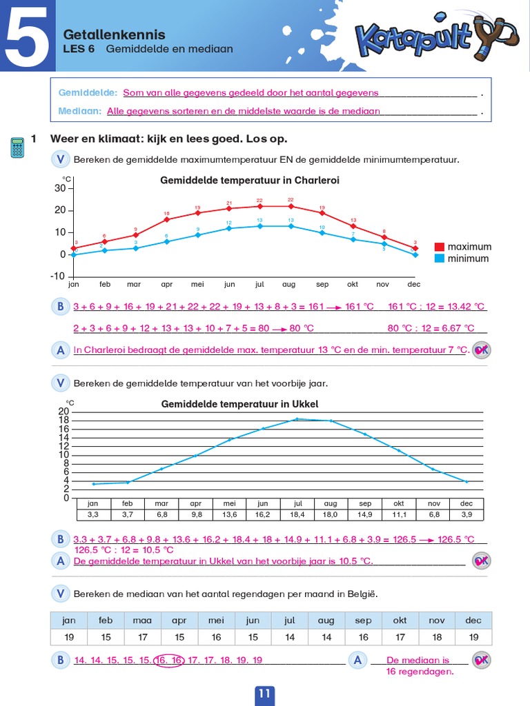Katapult 5 Target 5 Les 6 Werkboek Correctiesleutel | PDF