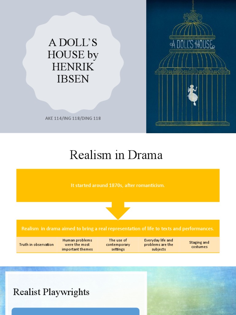 Realism and Feminism in Ibsen's Work | PDF