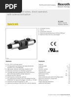 Rexroth 4WE10 Directional Valve Guide | PDF | Rectifier | Valve