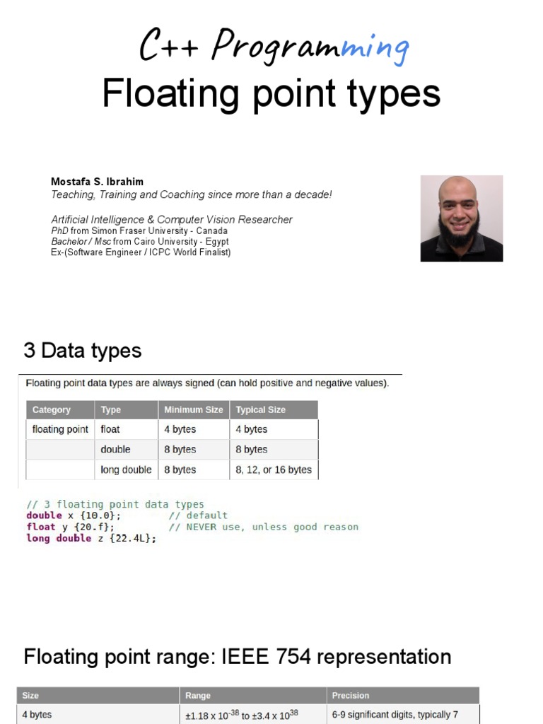 05 Floating Point Numbers | PDF