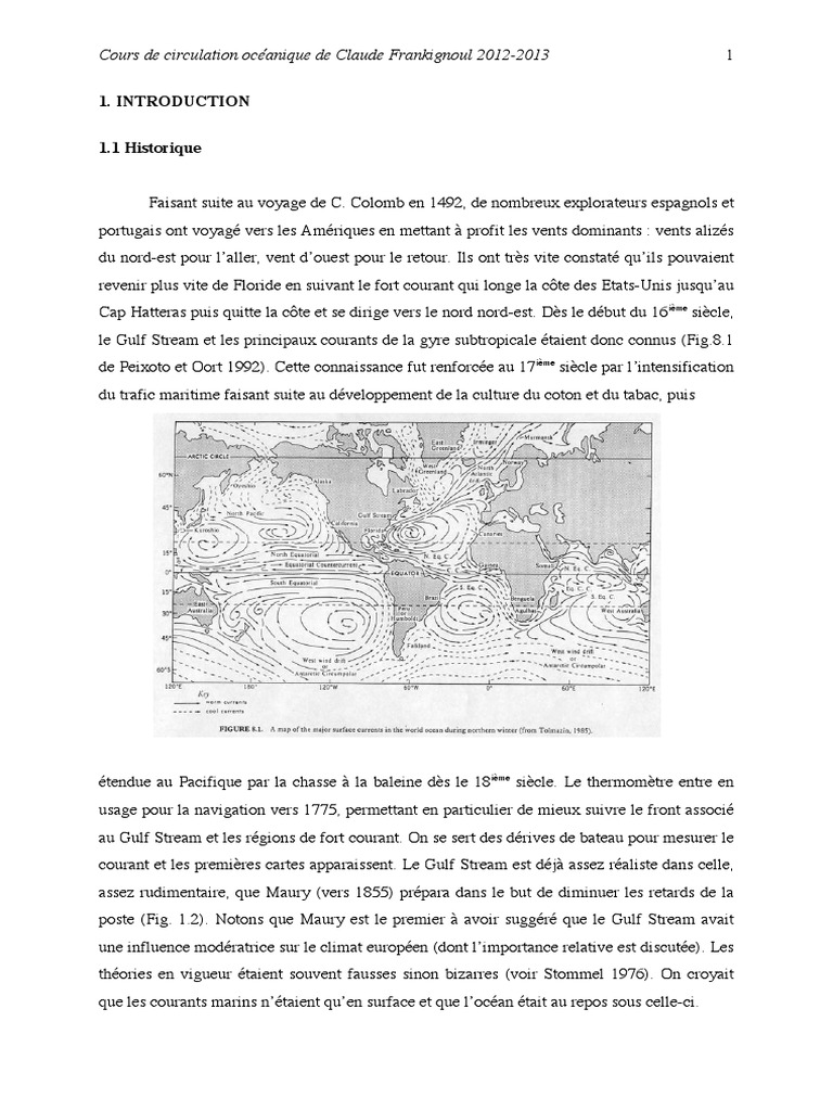 Circulation océanique par Claude Frankignoul | PDF | Salinité | Océan