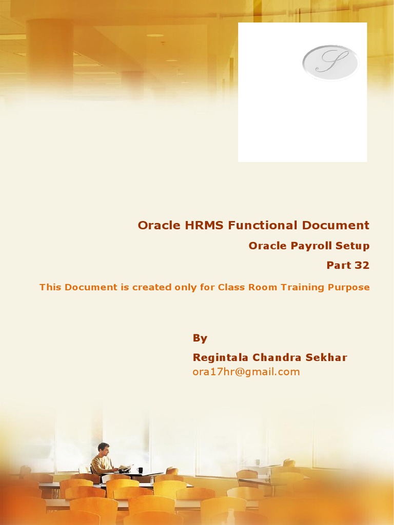 PDF Oracle Hrms Uk Payroll r12 | PDF | Cheque | Payroll