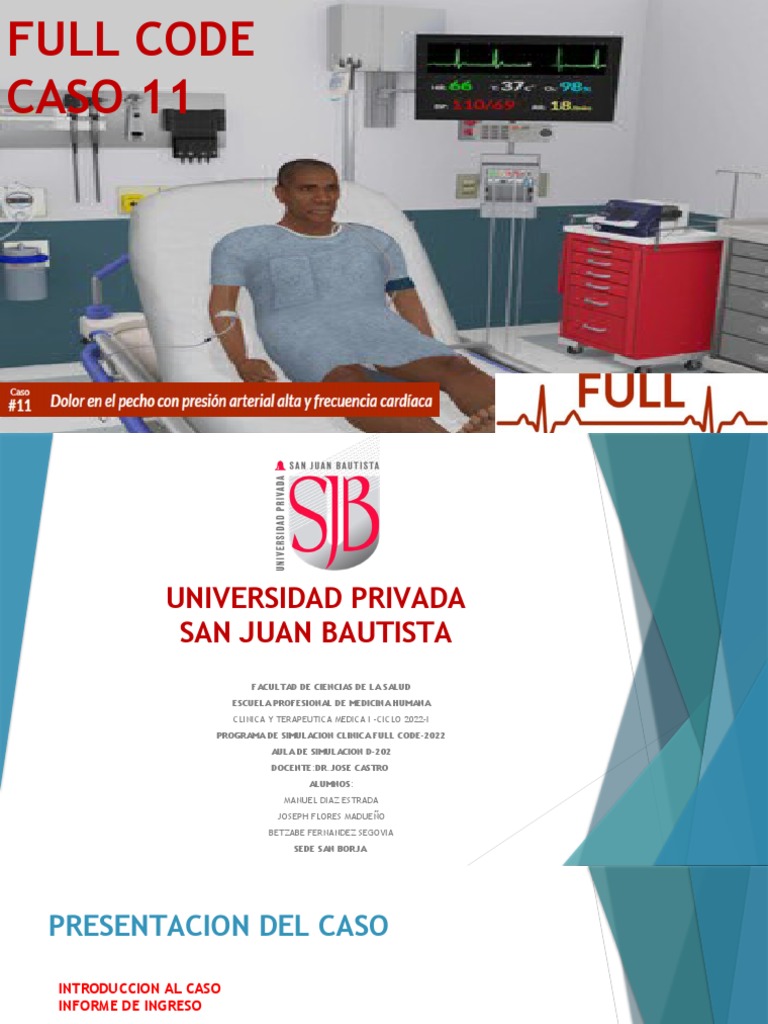 Full Code Caso 11 Grupo d202 Grupo DR - Castro | Descargar gratis PDF | Infarto de miocardio ...
