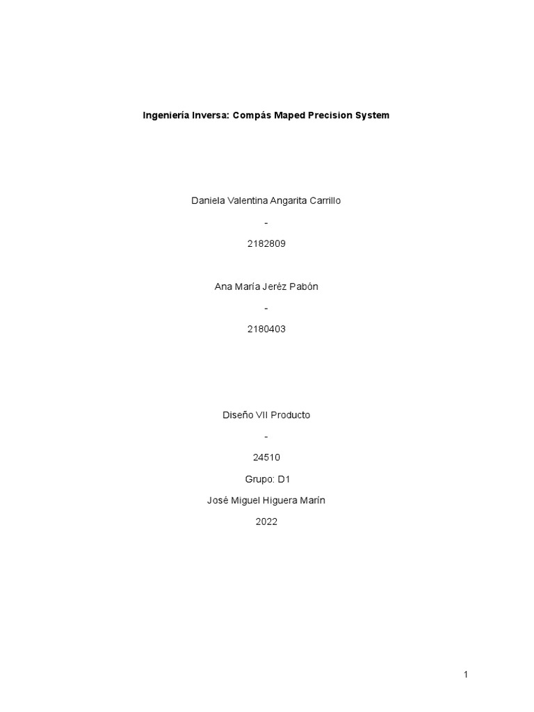 Partes Del Compás | PDF | Tornillo | Herramientas