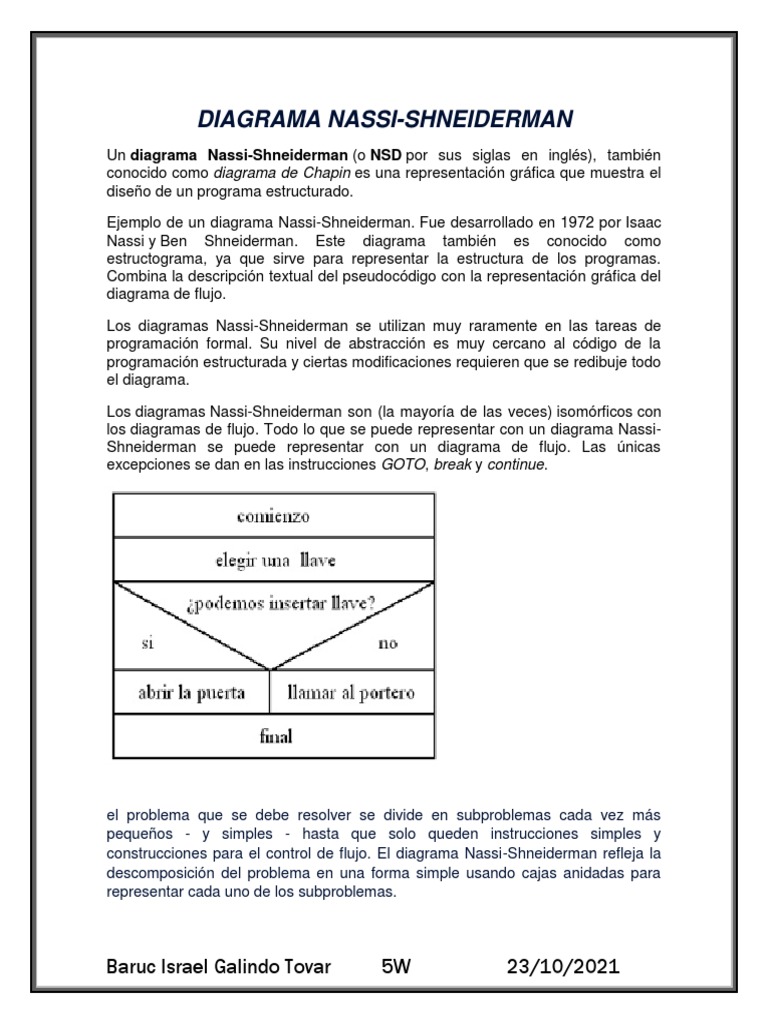 Diagrama Nassi | PDF