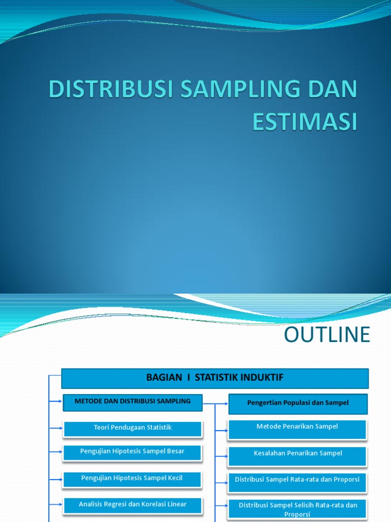 Sampling Dan Estimasi | PDF