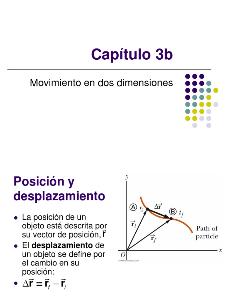 Clase 3b - Cinematica 2D | PDF | Velocidad | Aceleración