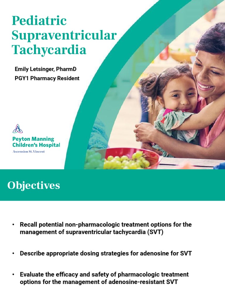 Pediatric SVT Management and Adenosine Dosing | PDF | Cardiovascular ...