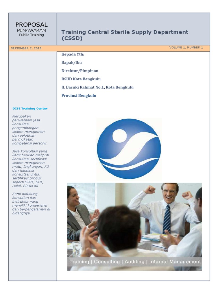 Proposal Penawaran CSSD 2 | PDF