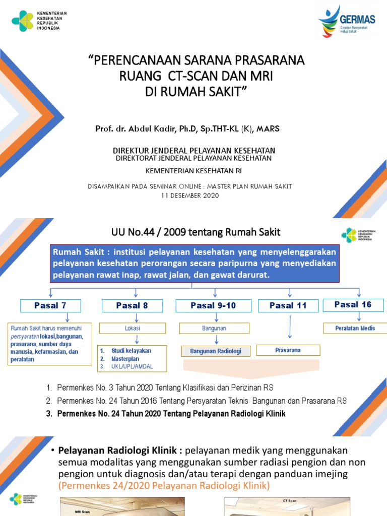 Perencanaan Ruang CT-Scan dan MRI | PDF
