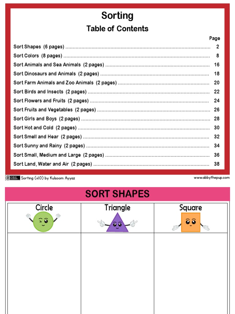 Sorting | PDF | Color