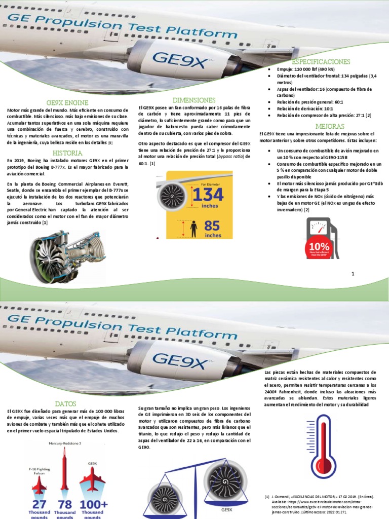 Ge9x Engine | PDF | Boeing | Motores