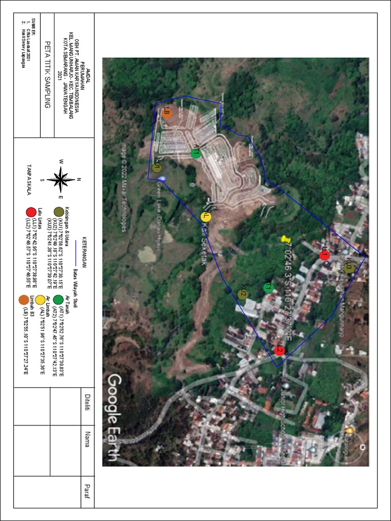 Peta Titik Sampling | PDF