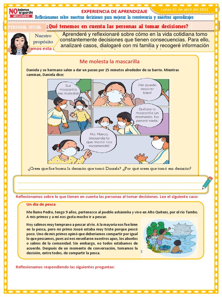 Toma de Decisiones en Niños | PDF | Relaciones personales, crianza y ...
