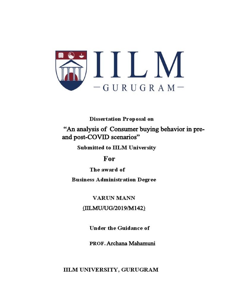 Dissertation by Varun Mann m142 | PDF | Online Shopping | Retail