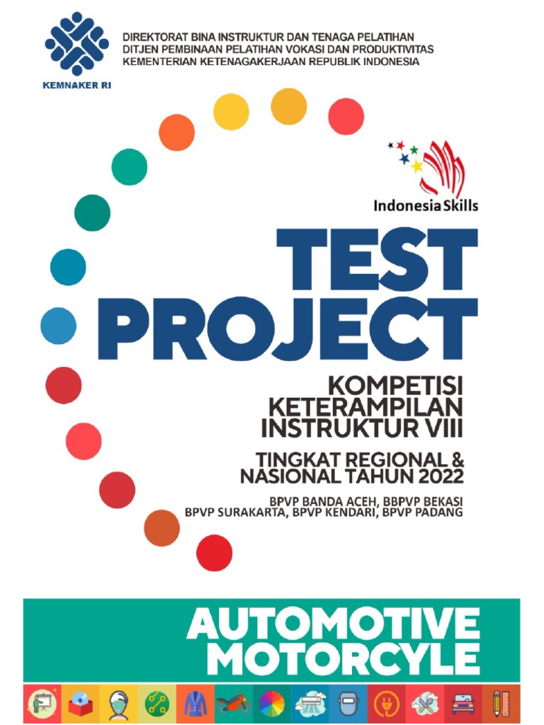 Test Project KKIN VIII - Sepeda Motor | PDF