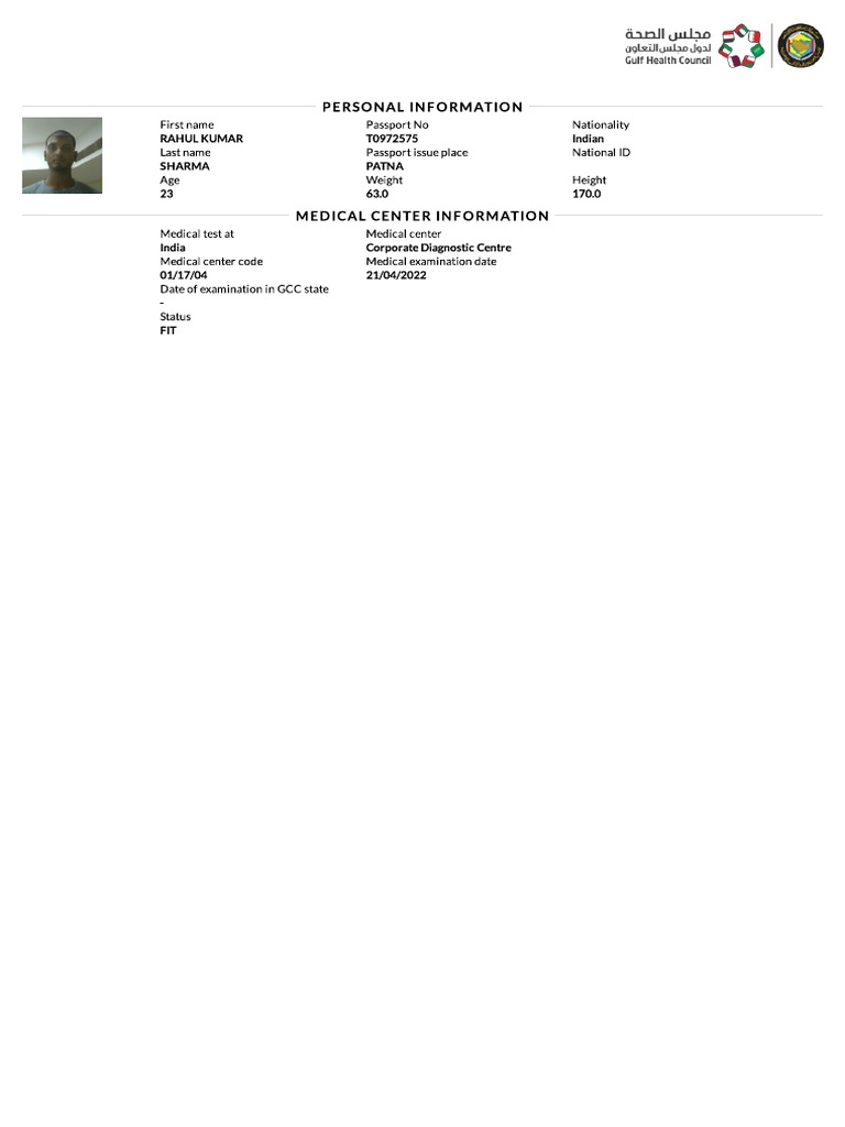 Medical Status jVmze0pjOQae8Lg | PDF