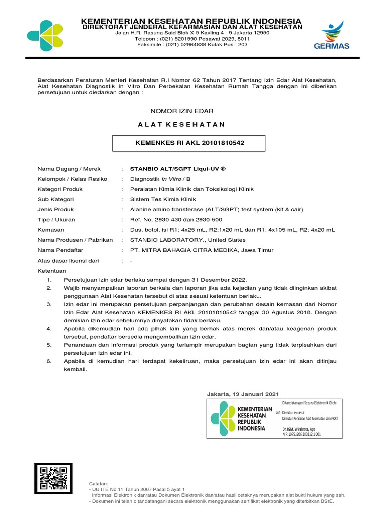 STANBIO ALTSGPT Liqui-UV ® | PDF | Hukum