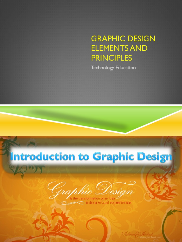 Graphic Design Elements and Principles Powerpoint | PDF | Artistic ...