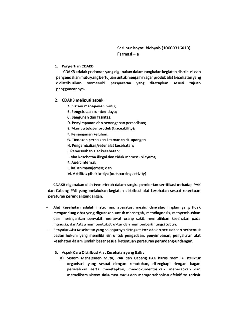 Cdakb Ringkasan | PDF