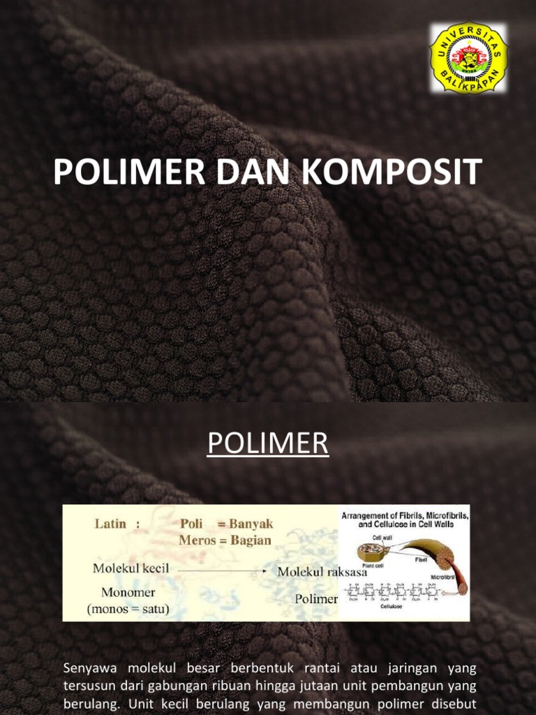 Polimer Dan Komposit | PDF | Sains & Matematika