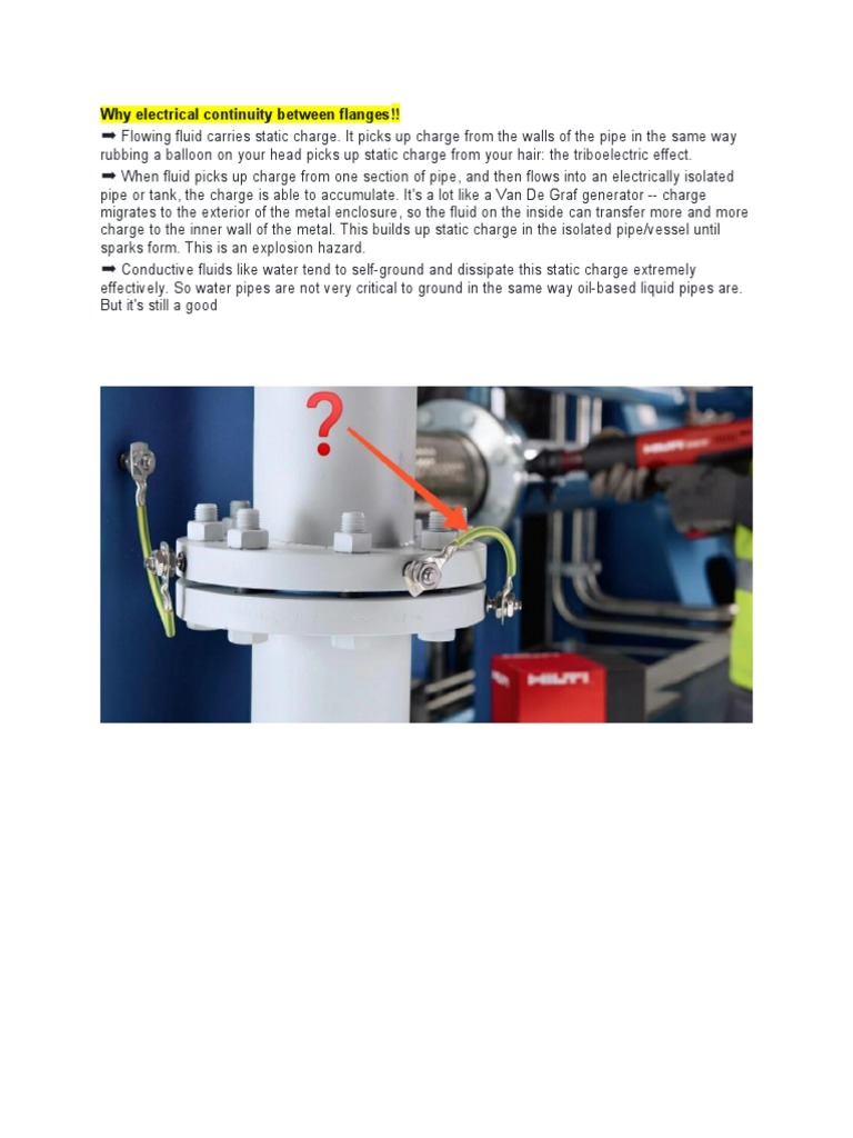 Electrical Continuity Between Flanges | PDF