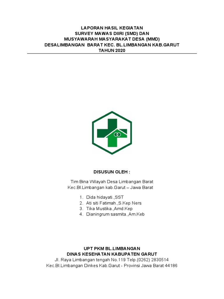 Contoh LAPORAN SMD MMD 2020 | PDF
