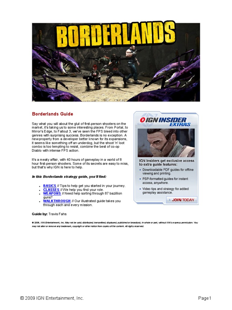 Borderlands | PDF