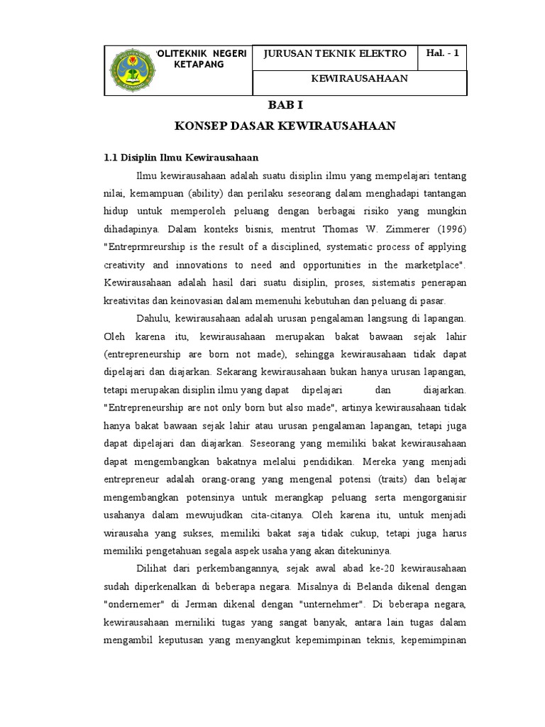 Draft Buku Ajar KWU 1-1 | PDF