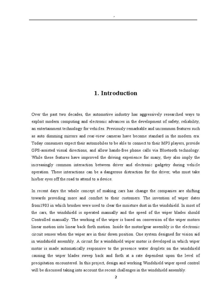 Wiper Motor Sensor | PDF | Rectifier | Relay