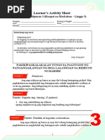 Grade 3 Esp Unit 2 Aralin 5 7 | PDF