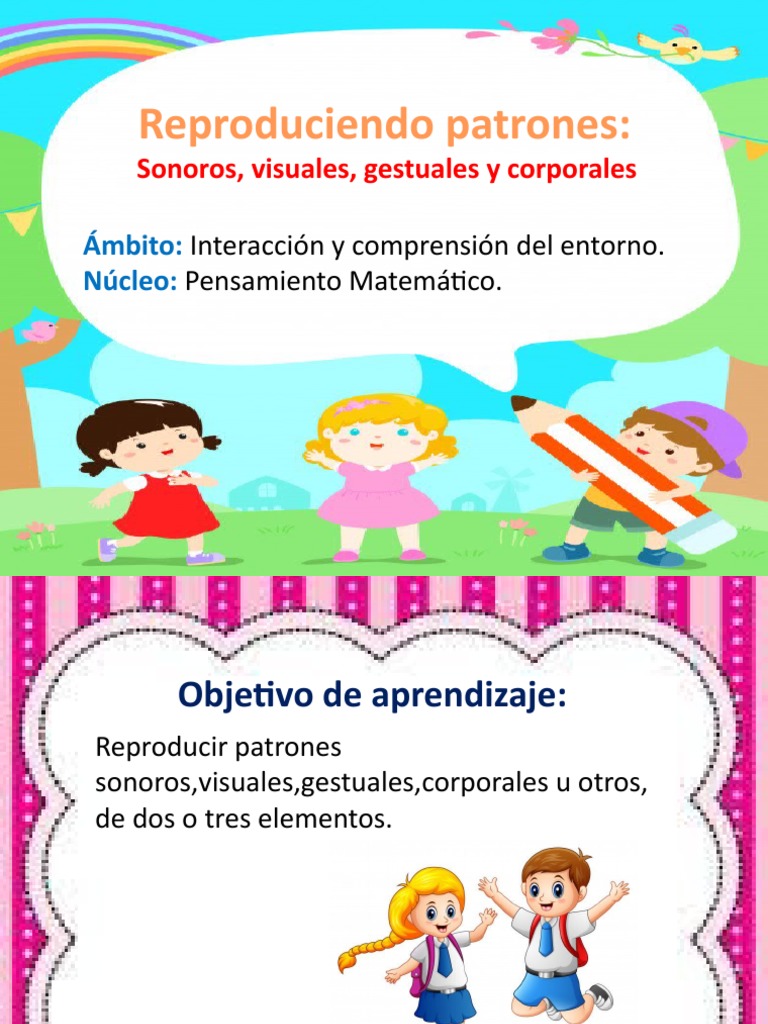 Patrones Sonoros, Visuales y Corporales. | PDF