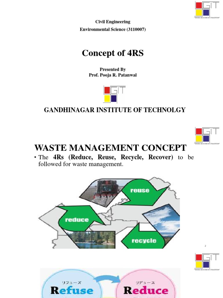 4Rs Waste Management Guide | PDF | Waste | Waste Management