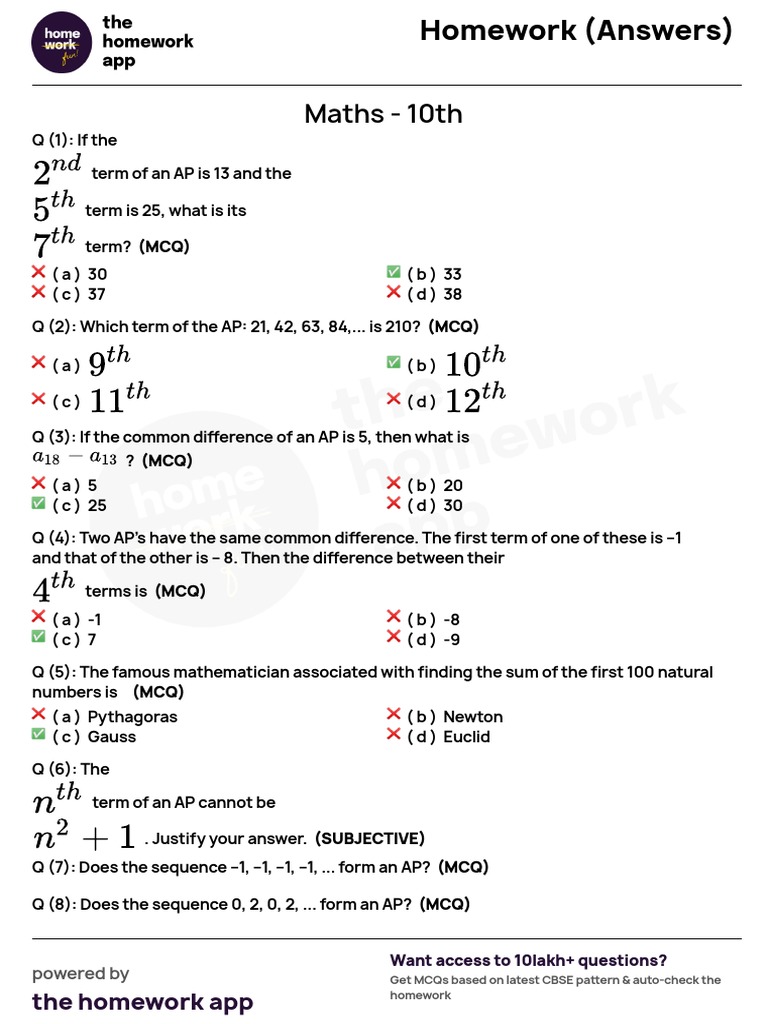 Exemplar AP Imp Questions | PDF | Multiple Choice | Mathematical Objects