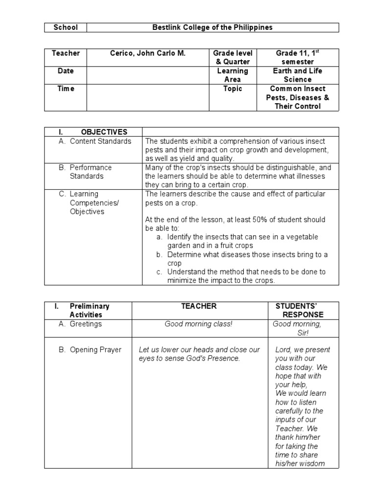 Common Pests, Deseases and Their Control LP | Download Free PDF | Pest ...